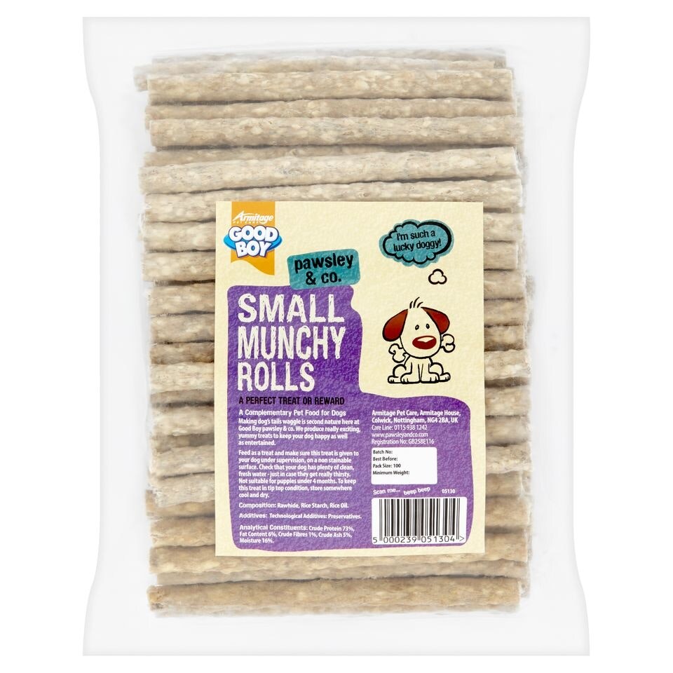 Good Boy Pawsley & Co Small Natural Munchy Rolls Dog Treats – MedicAnimal