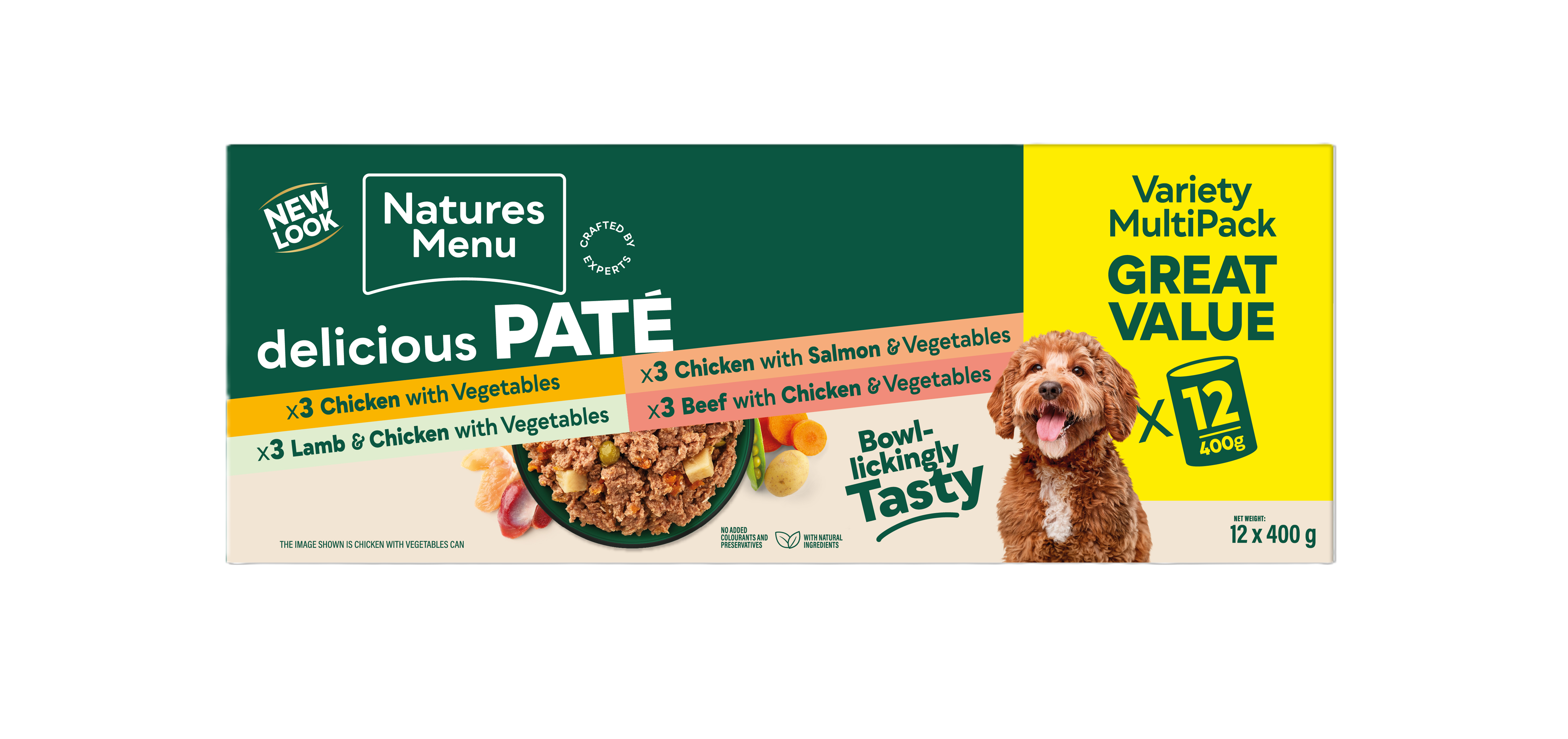 Natures Menu Original Variety Multipack Can Adult Wet Dog Food - 12 x ...