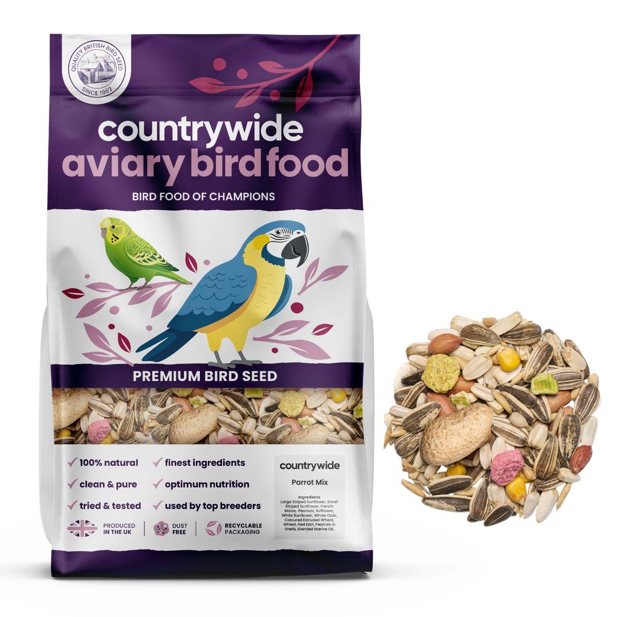 Countrywide Parrot Mix Bird Food – MedicAnimal