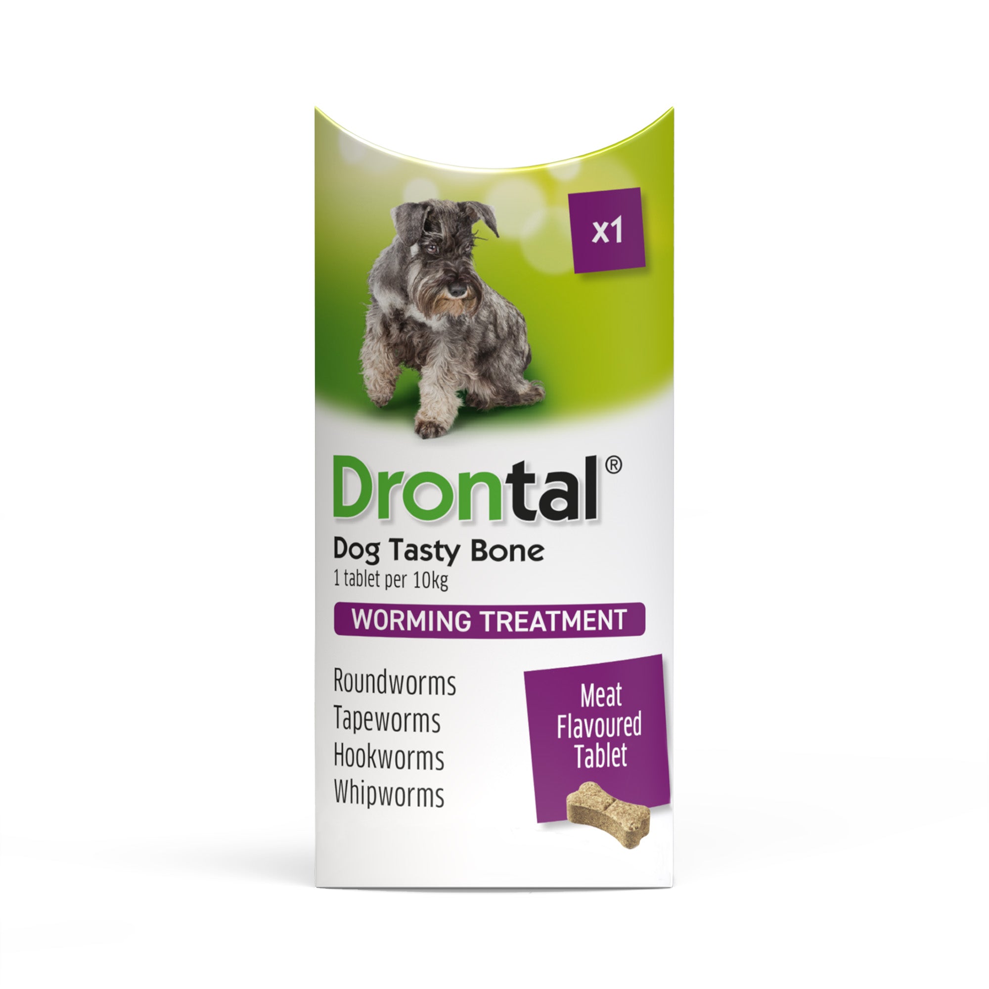 Drontal Tasty Bone Wormer Tablets Small/Medium Dog | Medic Animal ...