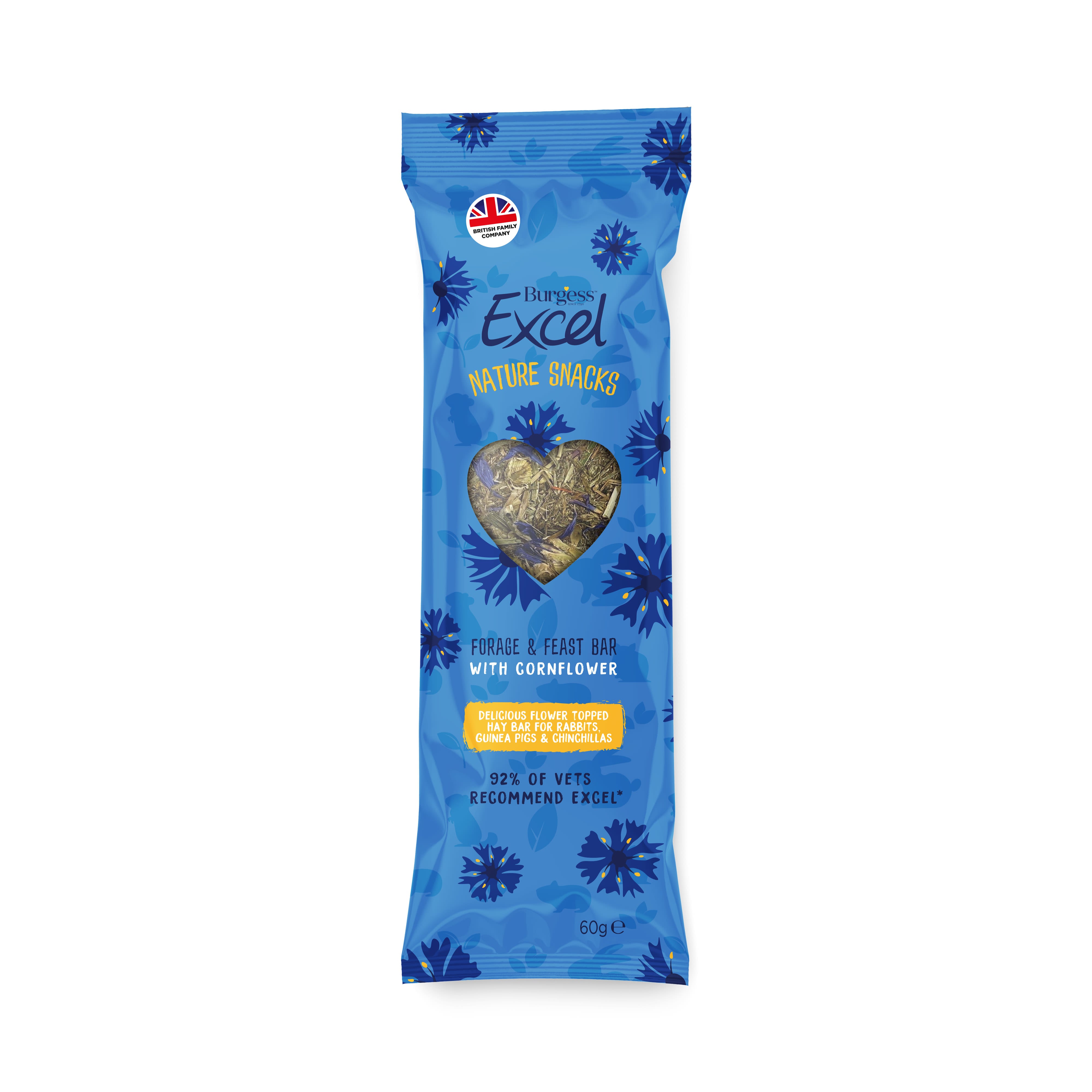 Burgess Excel Nature Snacks Fo 5 x 60g [5 x 60g] | MedicAnimal