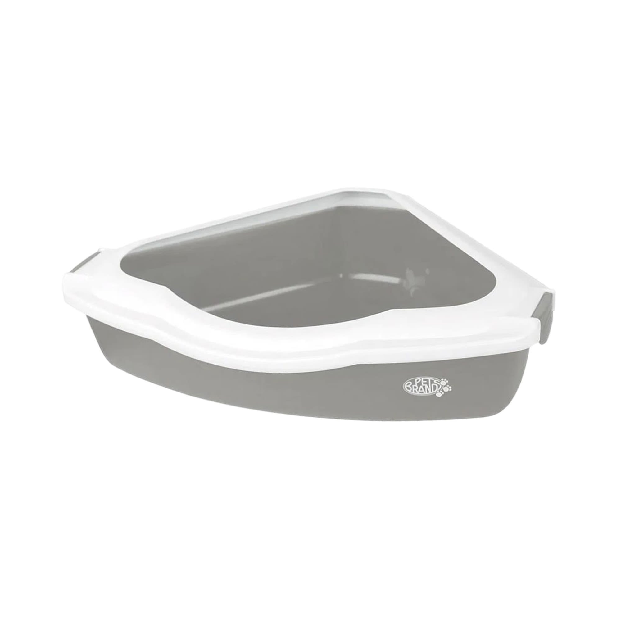 Petsentials Corner Cat Litter Tray - Grey – MedicAnimal