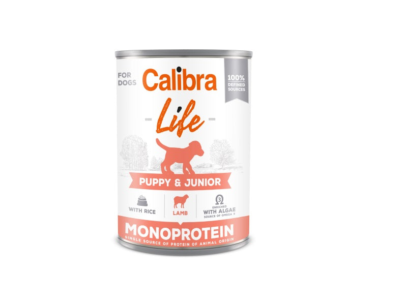 Calibra Dog Life Can Puppy&Junior Lamb & Rice – MedicAnimal