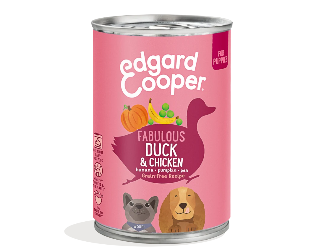 Edgard Cooper GF Puppy Duck & Chicken Wet Food