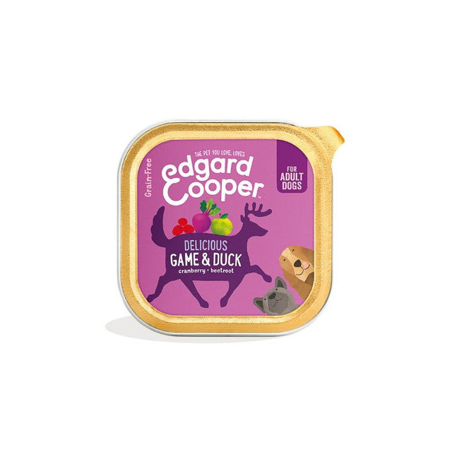 Edgard & Cooper Adult Grain-free Wet Dog Food with Game & Duck | Medic ...