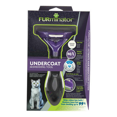 FURminator Medium/Large Cat Undercoat Tool - Short Hair | Medic Animal ...